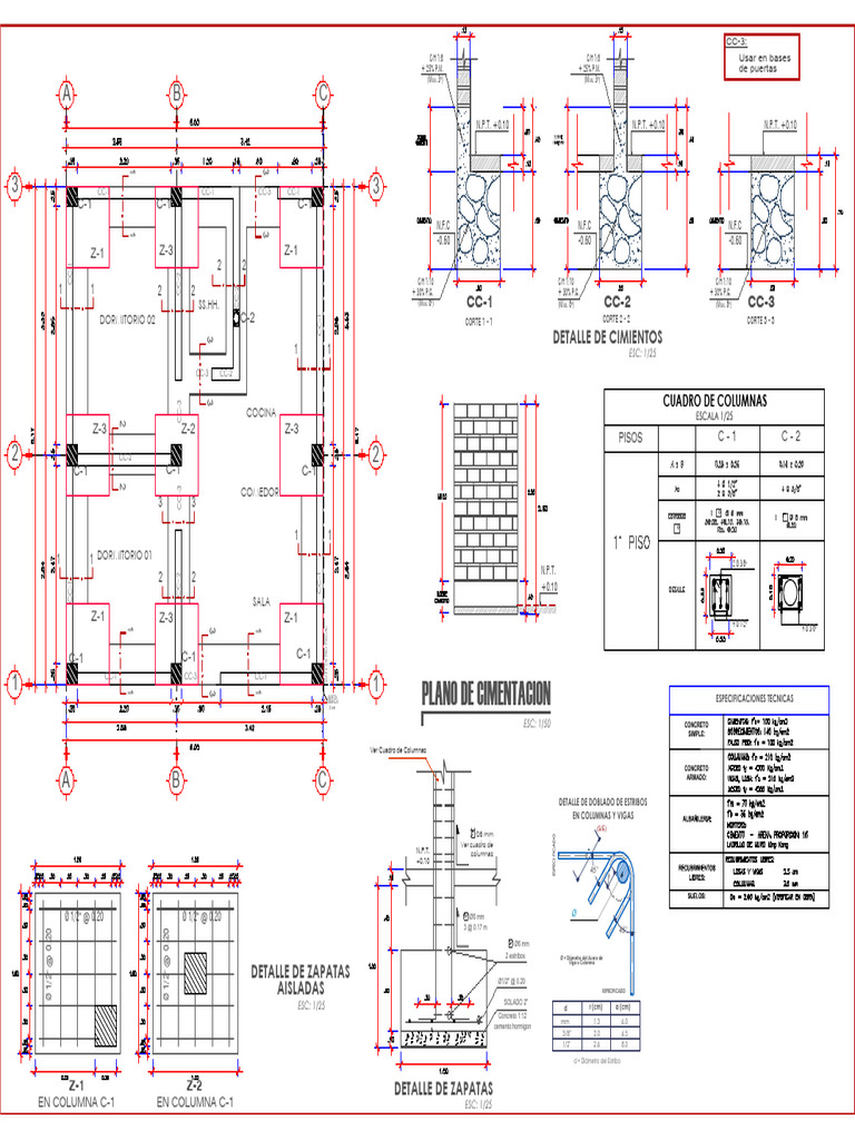 NN - Pe Muni Carlos Mamani 40 f6 RDM Rev SCM Model | PDF | Ingeniería estructural | Ingeniería ...