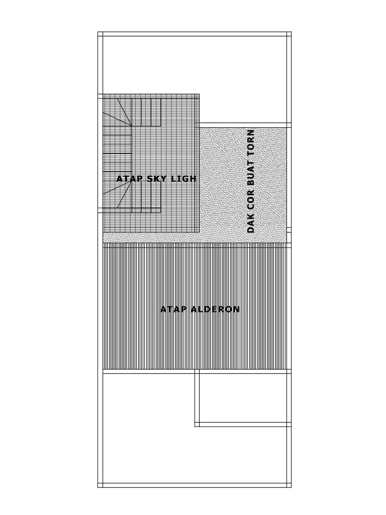 denah Atap B8 no 21 | PDF