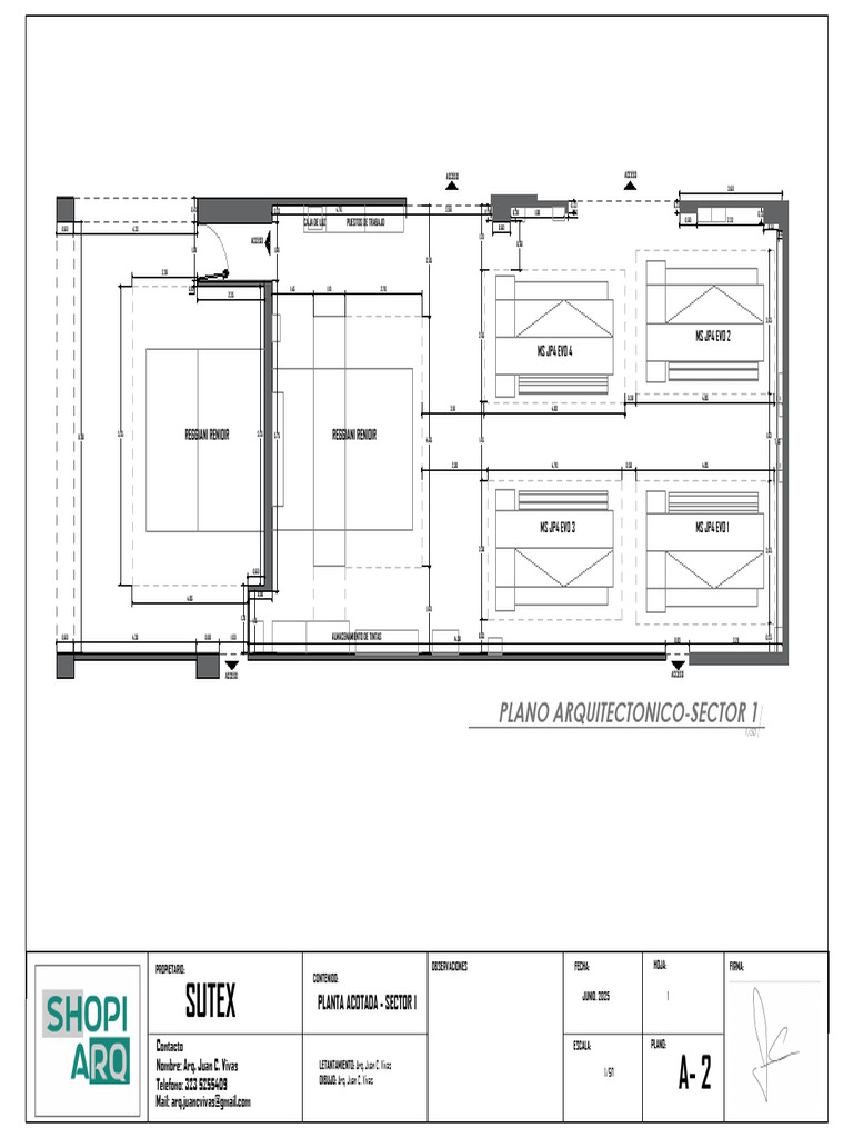 Sutex-Planta Sector 1 | PDF