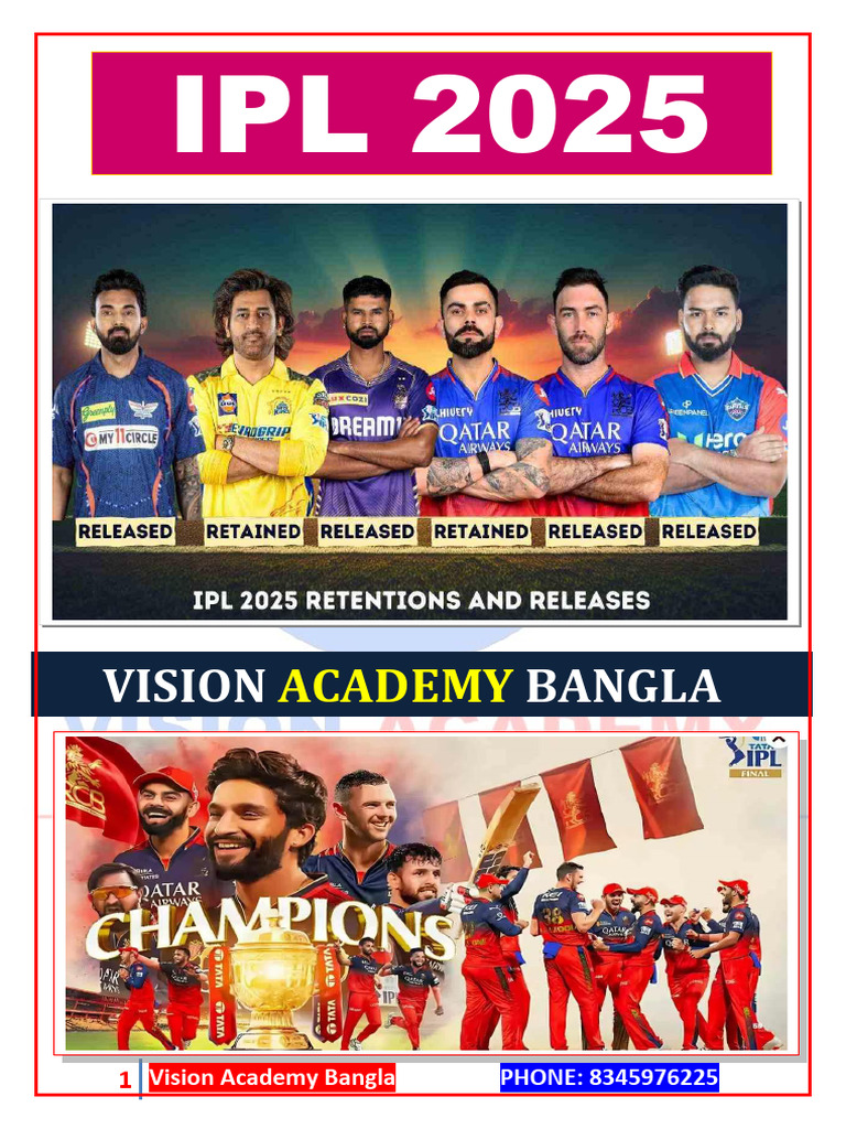 Ipl 2025 | PDF