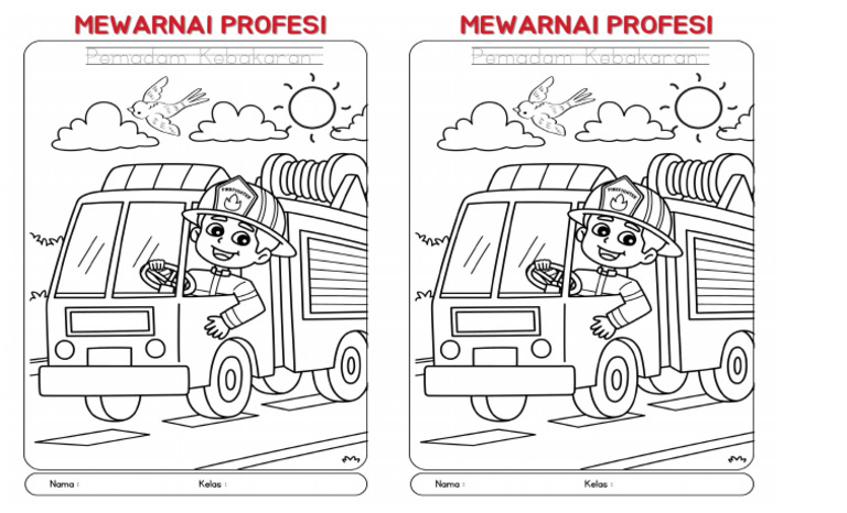 Mewarnai Profesi | PDF