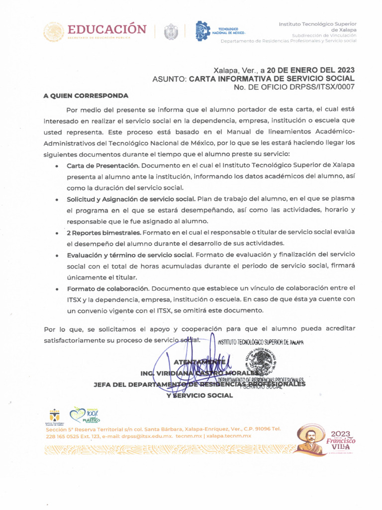 Carta Informativa | PDF