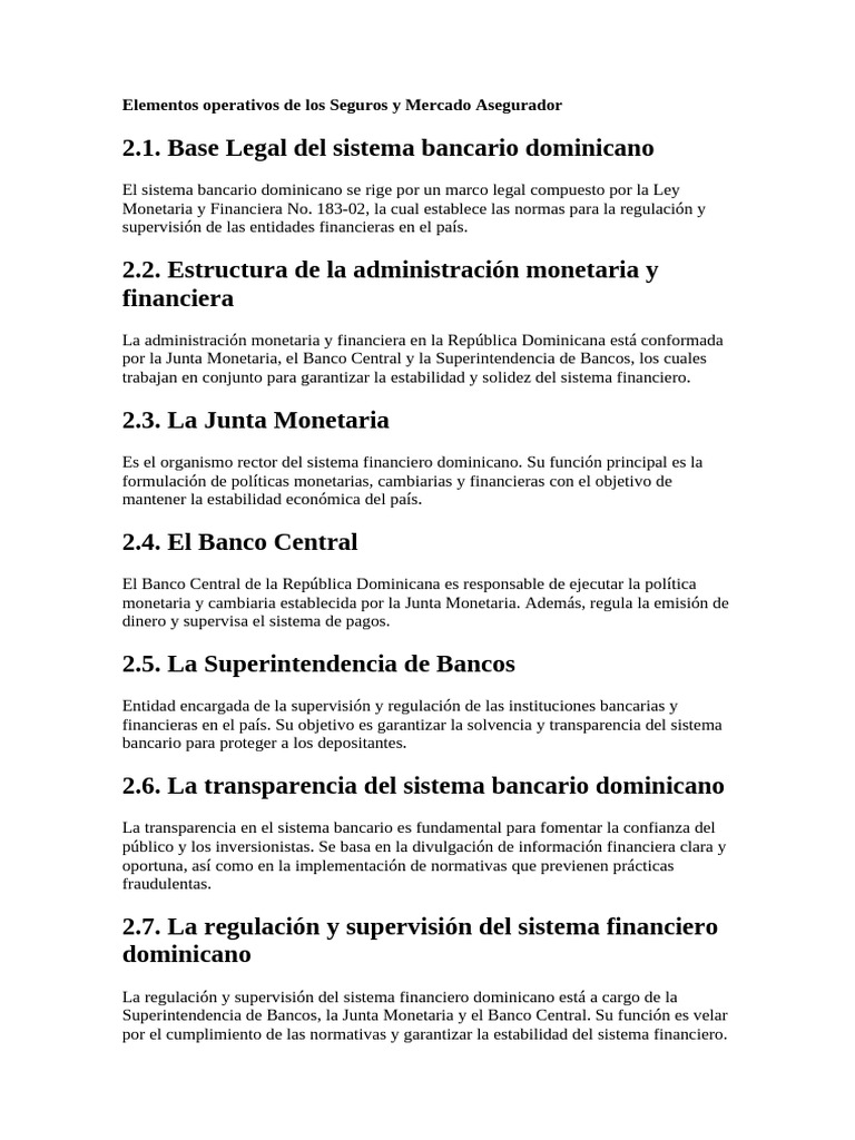 Elementos Operativos de Los Seguros y Mercado Asegurador | PDF