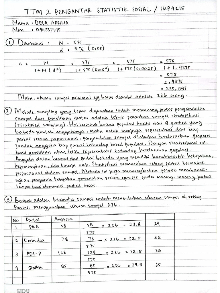 TTM2 Statistika | PDF