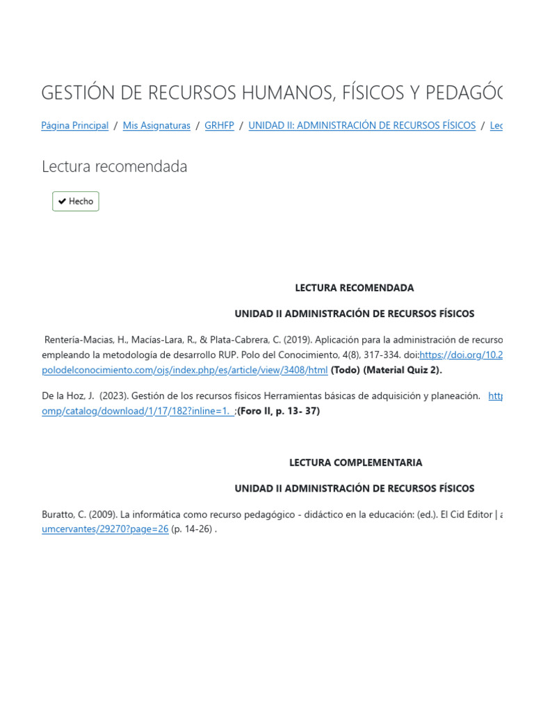 Lecturas Unit 2 | PDF