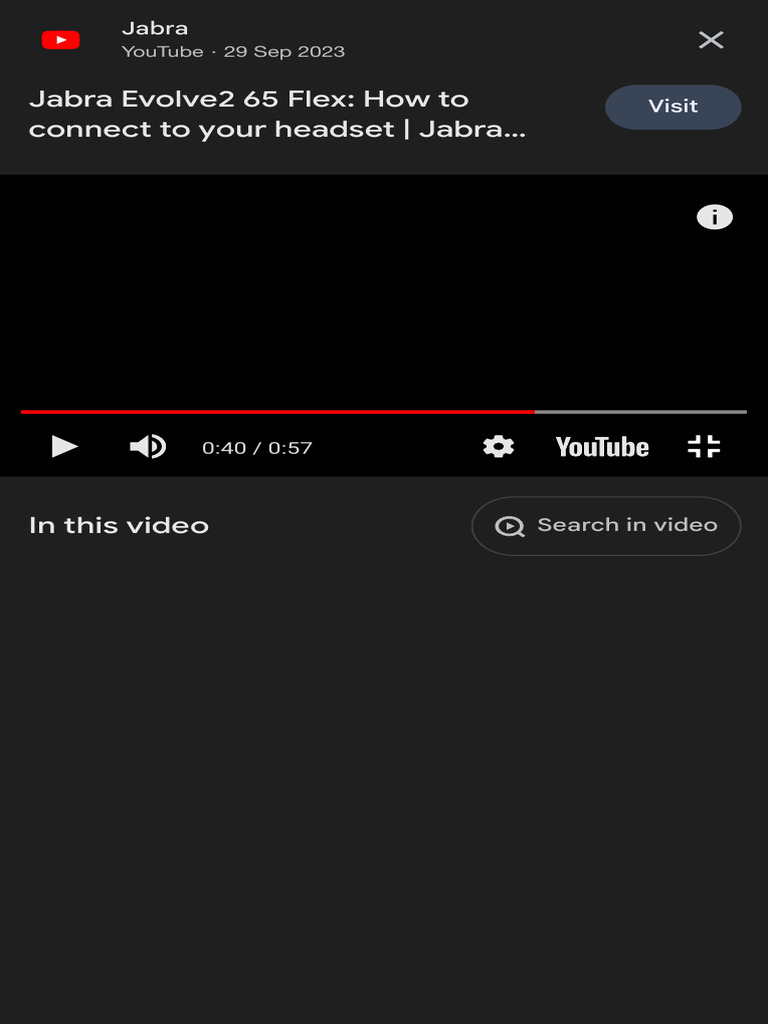 How To Connect Jabra 2 Headphones - Google Search | PDF