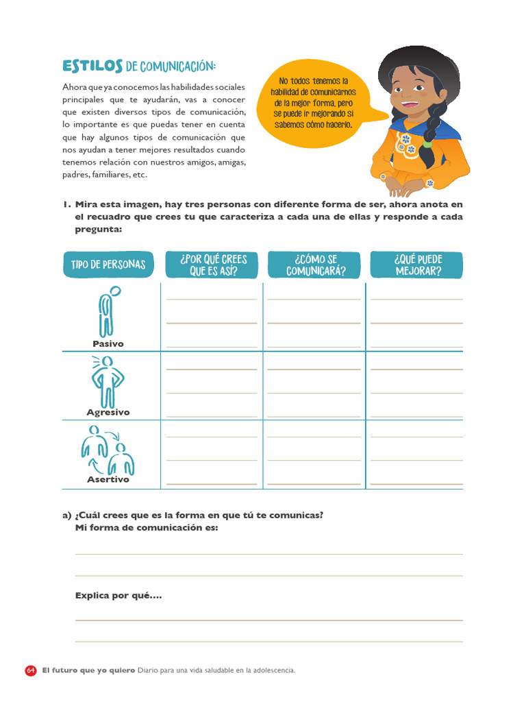 Actividad Comunicación Asertiva | PDF
