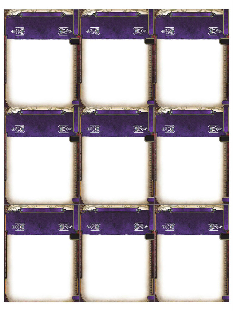 Talent Cards Purple | PDF