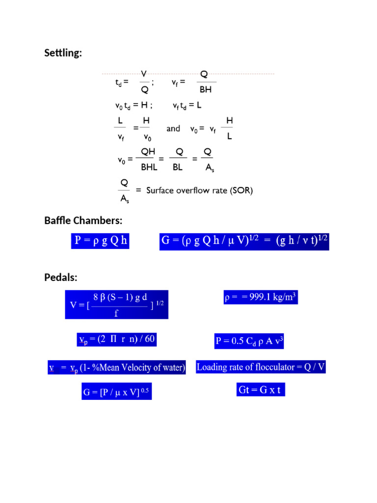 Formula Sheet | PDF