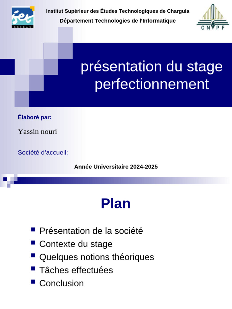 Stage en développement d'application web | PDF | Développement de ...