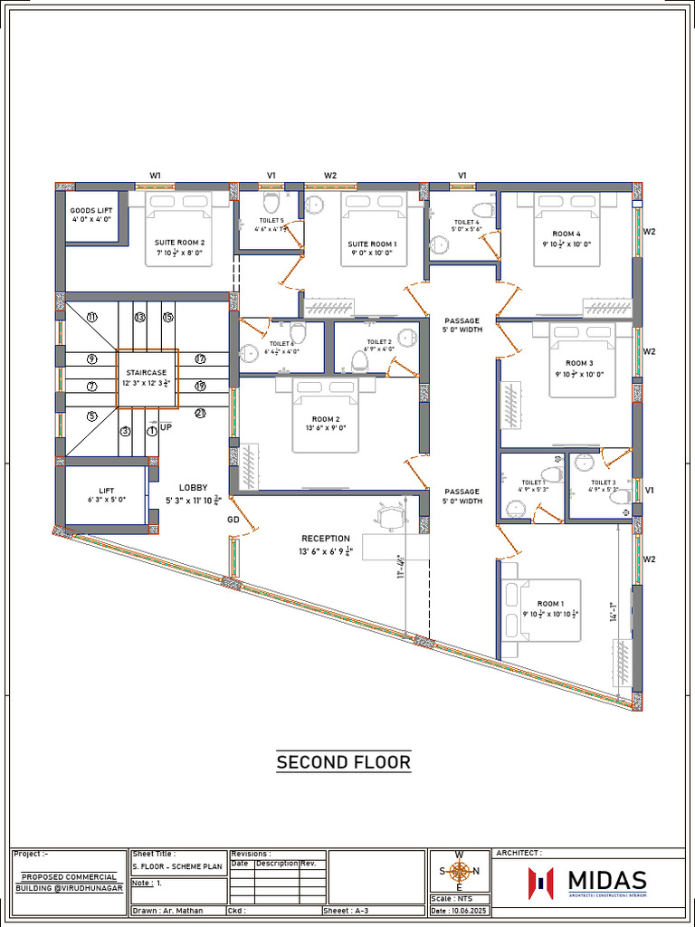 Proposed Commercial Building Plan | PDF