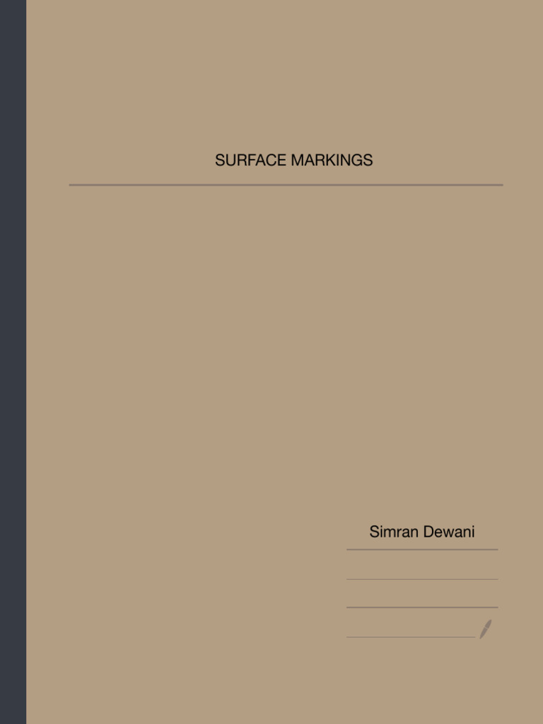 Surface Marking PDF | PDF