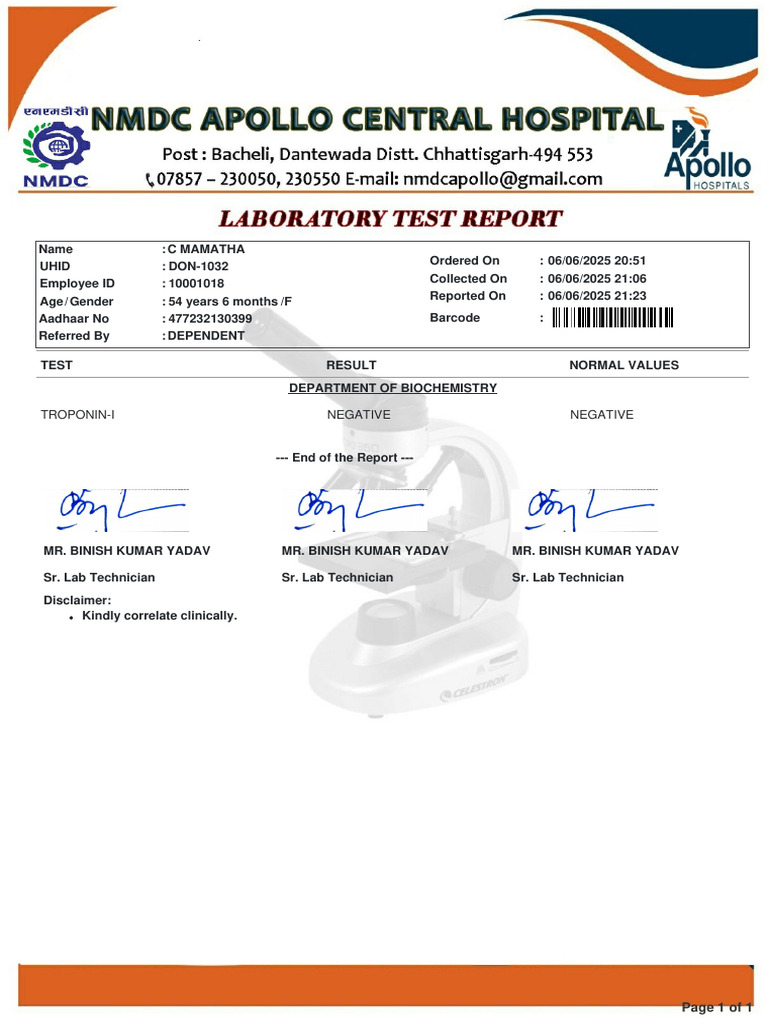 Partial Report 06 Jun 2025 C Mamatha Don-1032 | PDF