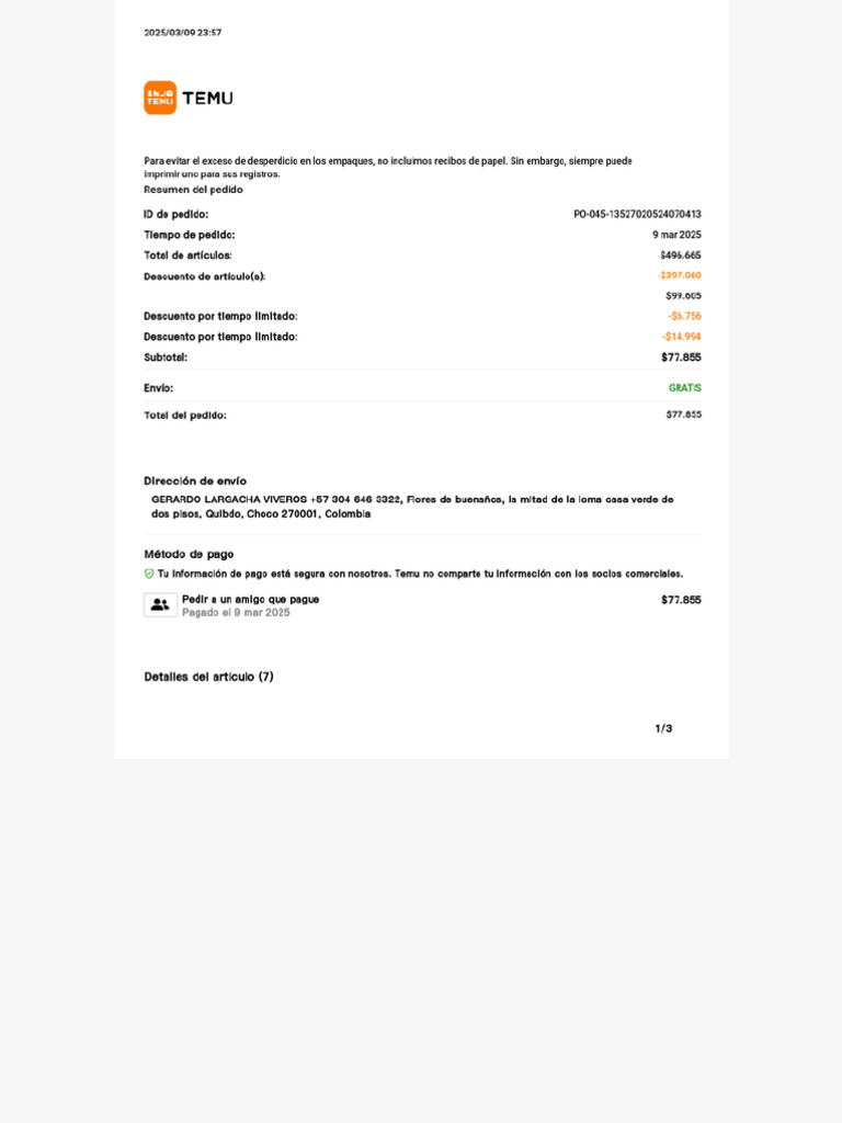 Temu Web Document | PDF