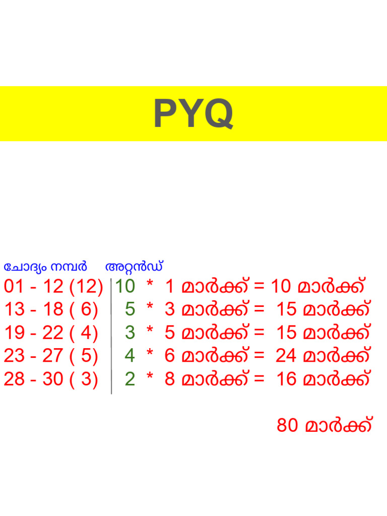 Arabic +1 Pyq | PDF