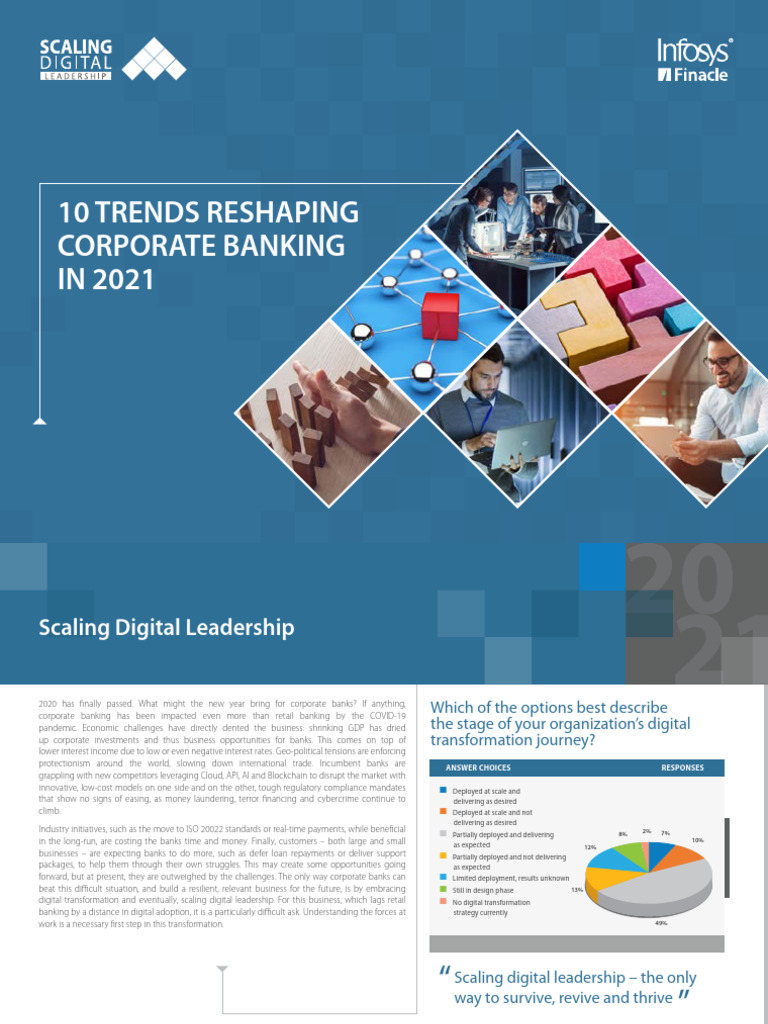 Corporate Banking Trends 2021 Infosys Finacle | PDF | Automation | Banks