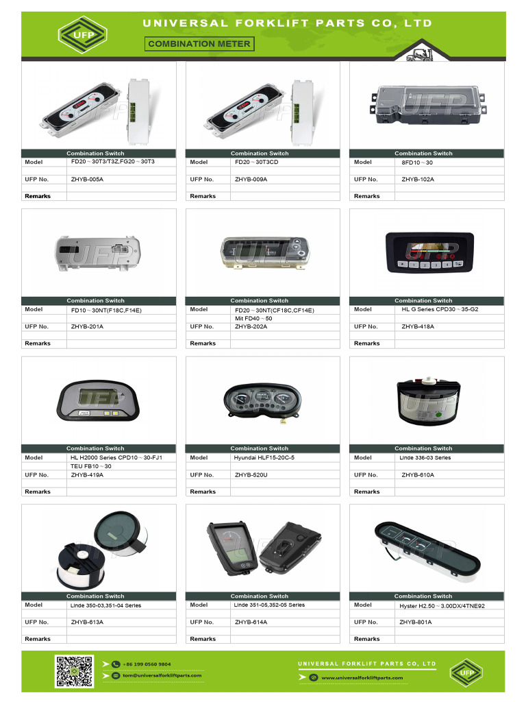Combination Switch Models and Specs | PDF