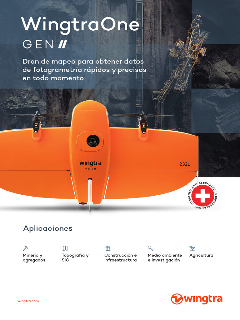 Catálogo Wingtra 2023 | PDF | Vehículo aéreo no tripulado