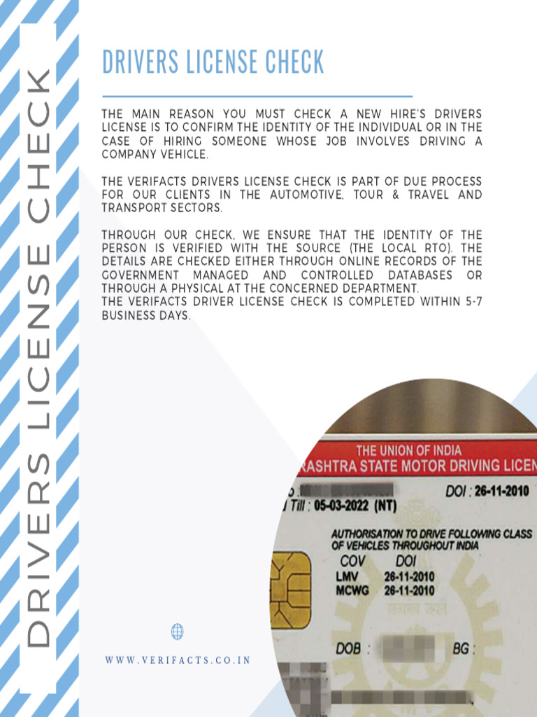 Driver License Check | PDF