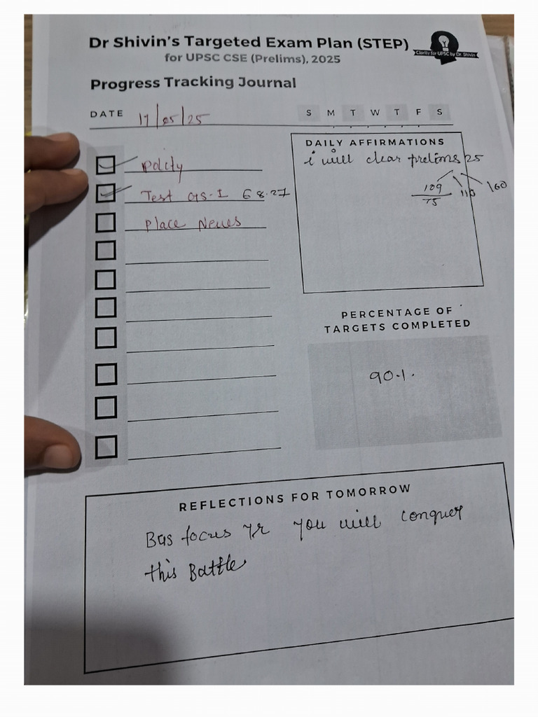 Progress Tracking Journal 250517 223405 | PDF