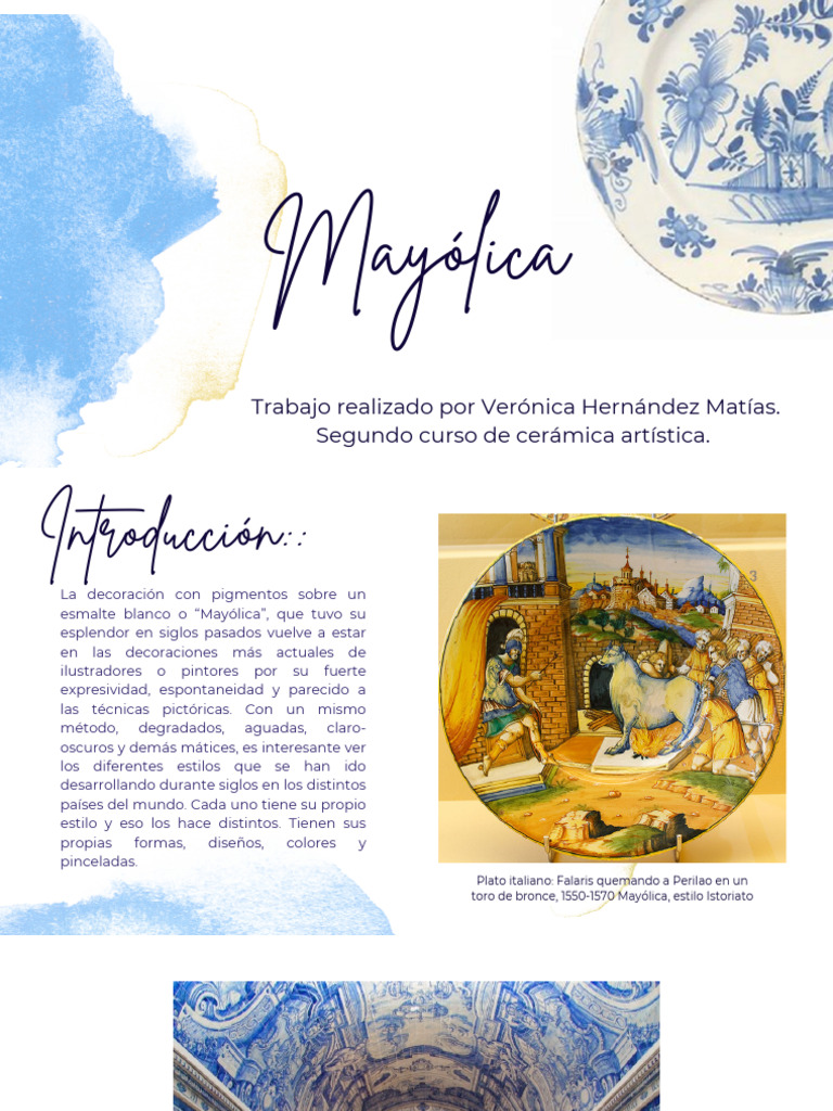 Mayólica - Veronica | PDF | Cerámica | Pinturas