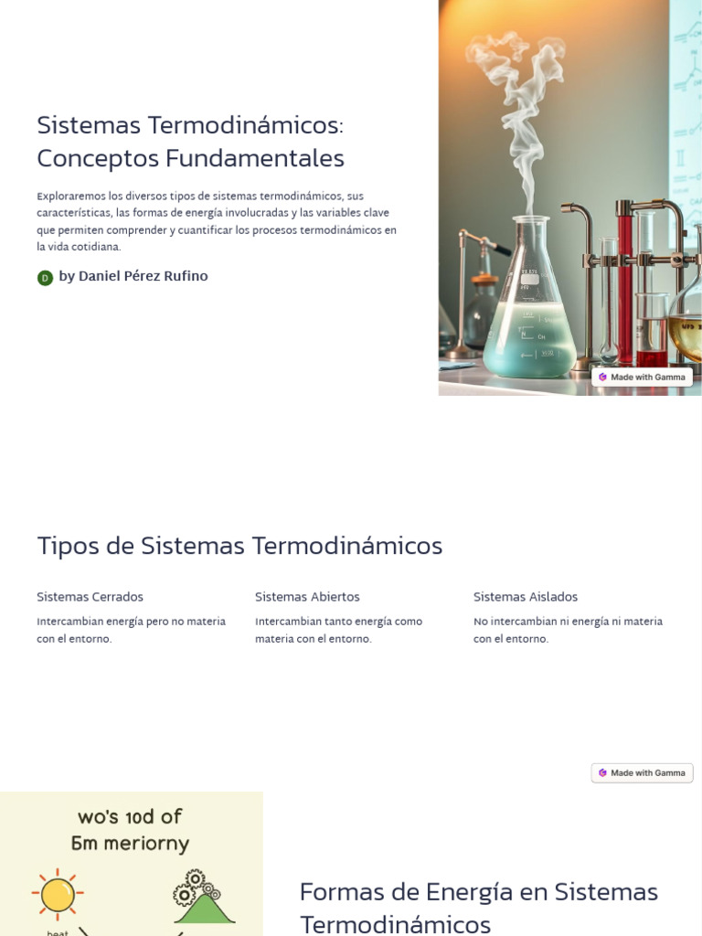 Sistemas Termodinamicos Conceptos Fundamentales | PDF | Termodinámica | Temperatura