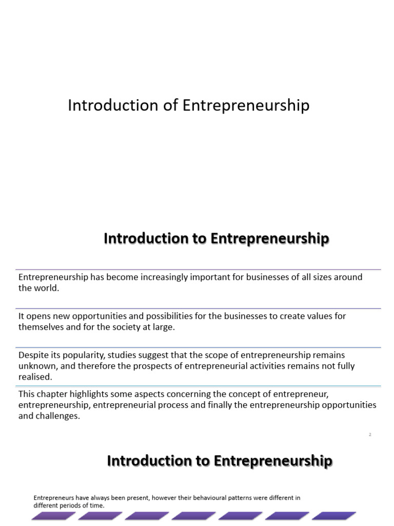 Key Concepts in Entrepreneurship | PDF | Entrepreneurship | Market ...