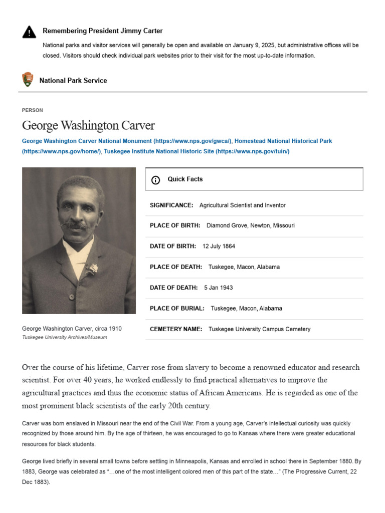 George Washington Carver | PDF | Agriculture