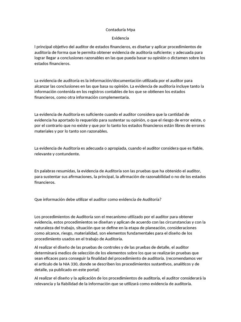 Contaduría Aud 5 | PDF | Auditoría | Contralor
