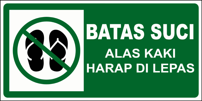 Batas Suci Alas Kaki 15x30 | PDF