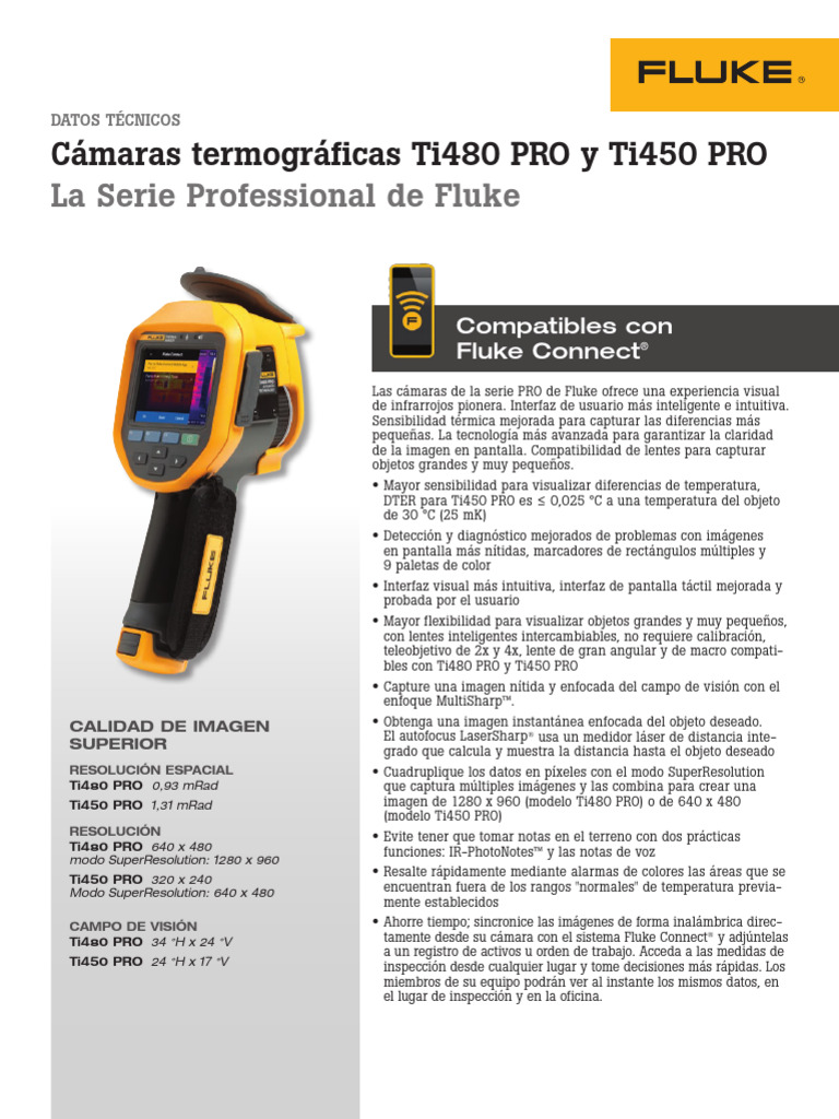 Cámaras Termográficas Fluke PRO: Innovación Térmica | PDF | Smartphone ...