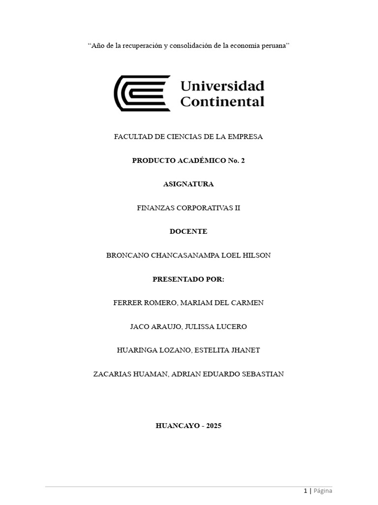 PA02 | PDF | Costo de oportunidad | Business