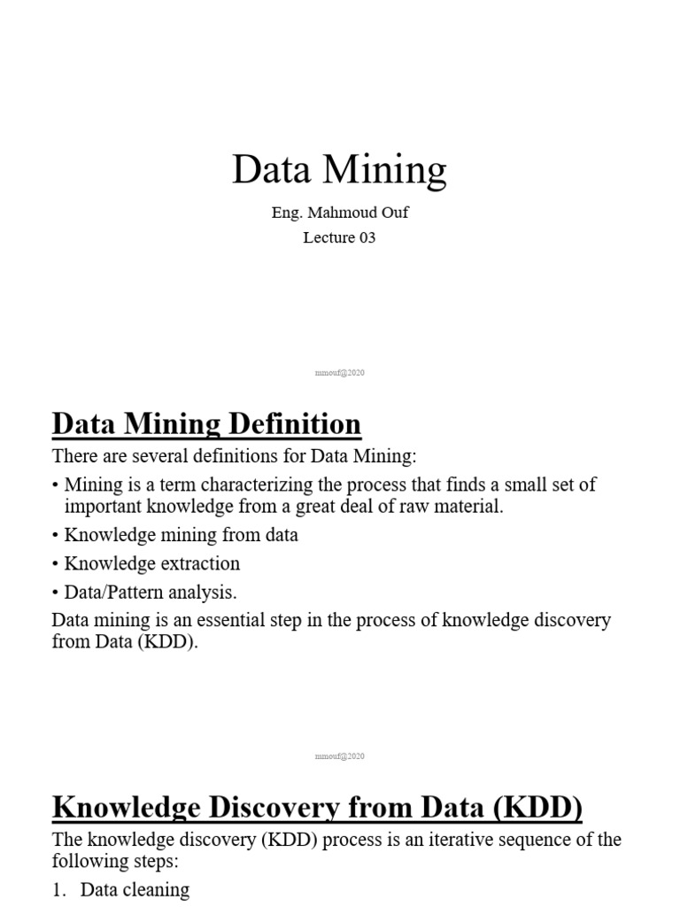 Probability and Statistics Mansoura Day3 | PDF | Data Mining | Information Technology