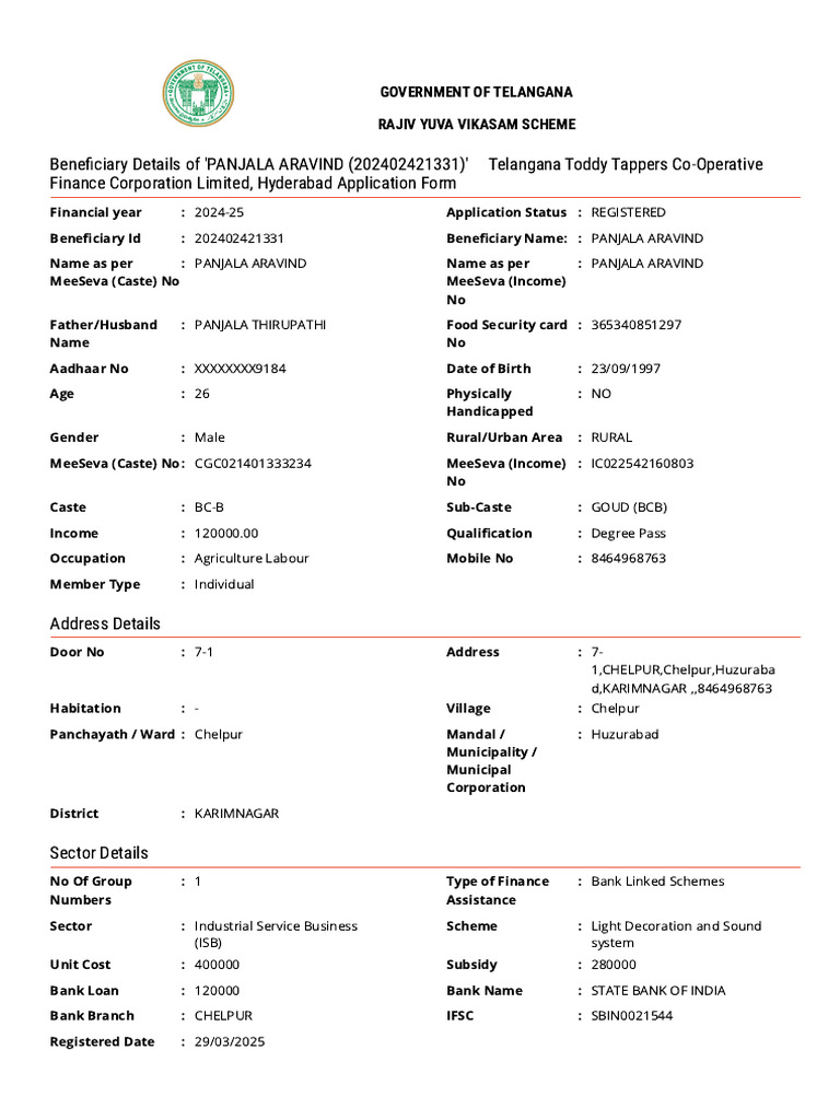 Telangana Obmms - CGG | PDF | Government