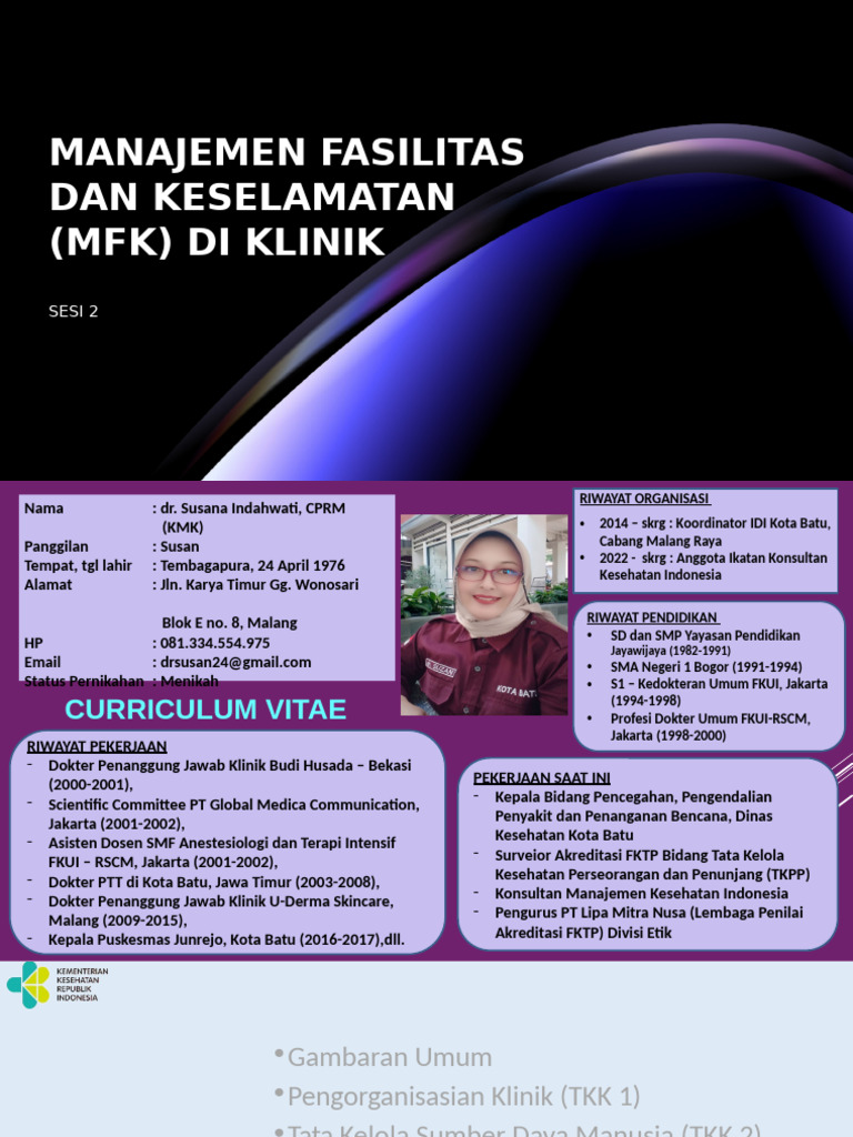 Materi MFK Klinik Kab Malang | PDF