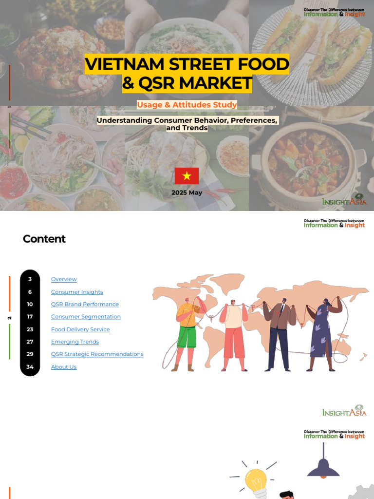 Vietnam Street Food and QSR Market From InsightAsia | PDF | Brand ...