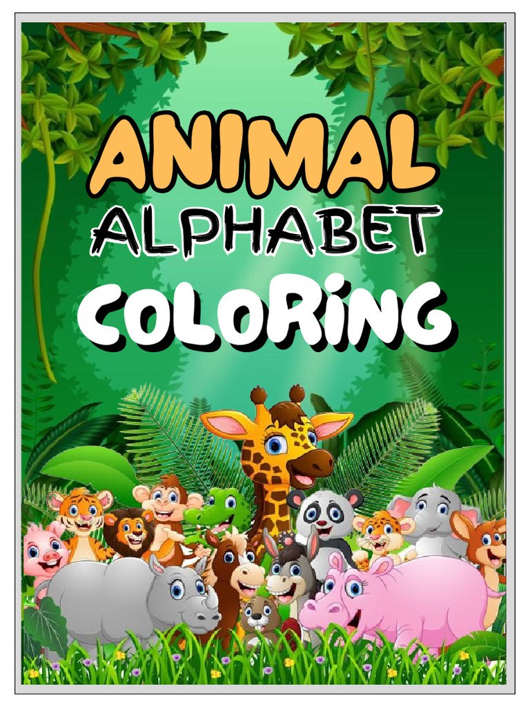 Animal Alphabet Tracing and Coloring Book | PDF
