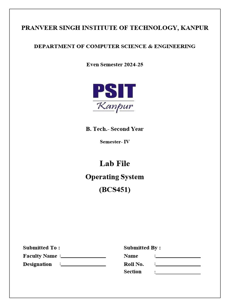 OS Final Lab File (Final) (Final) (Final) | PDF | Engineering | Vertex ...