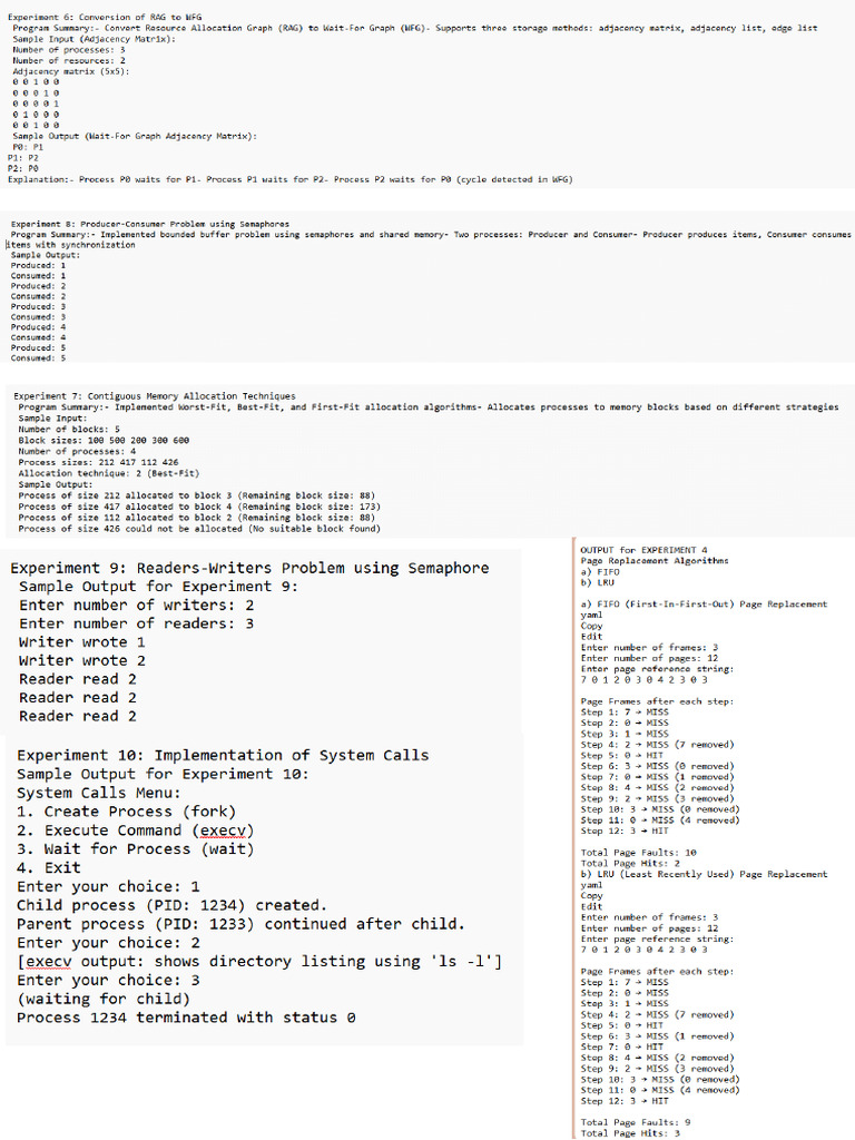 OS File Output | PDF
