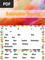 ABAKADA Pantig Examples | PDF