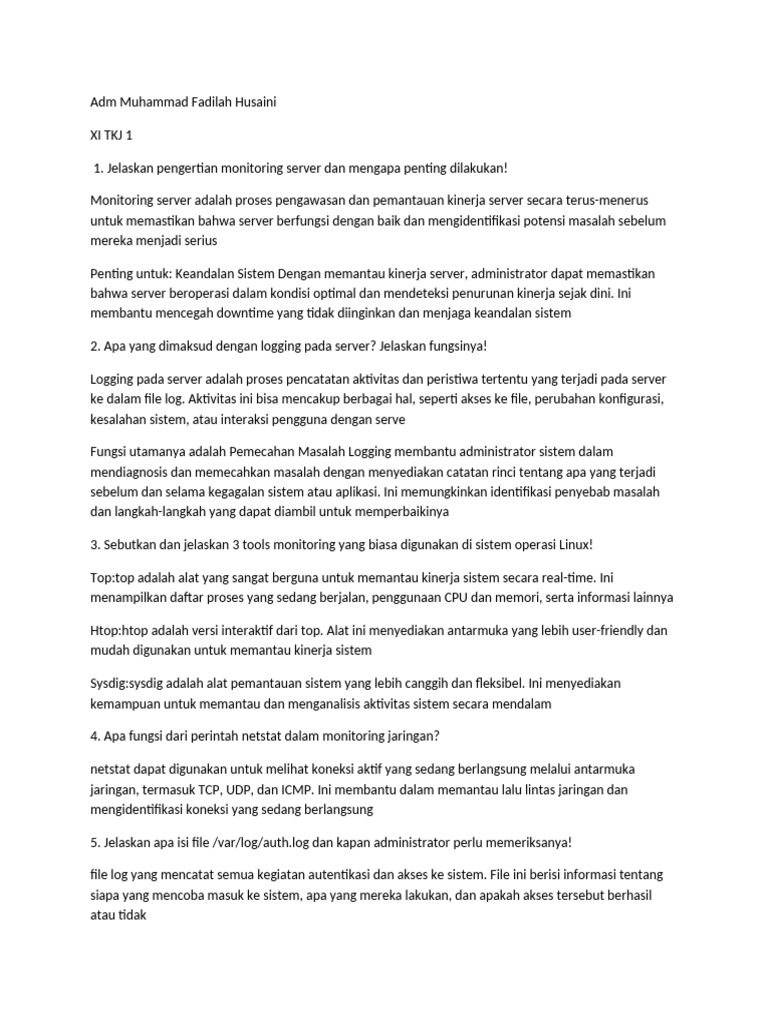 Adm Muhammad Fadilah | PDF