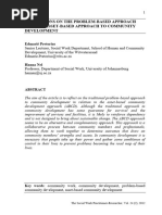 Community Work Process Report Number Two | PDF | Community | Social Work