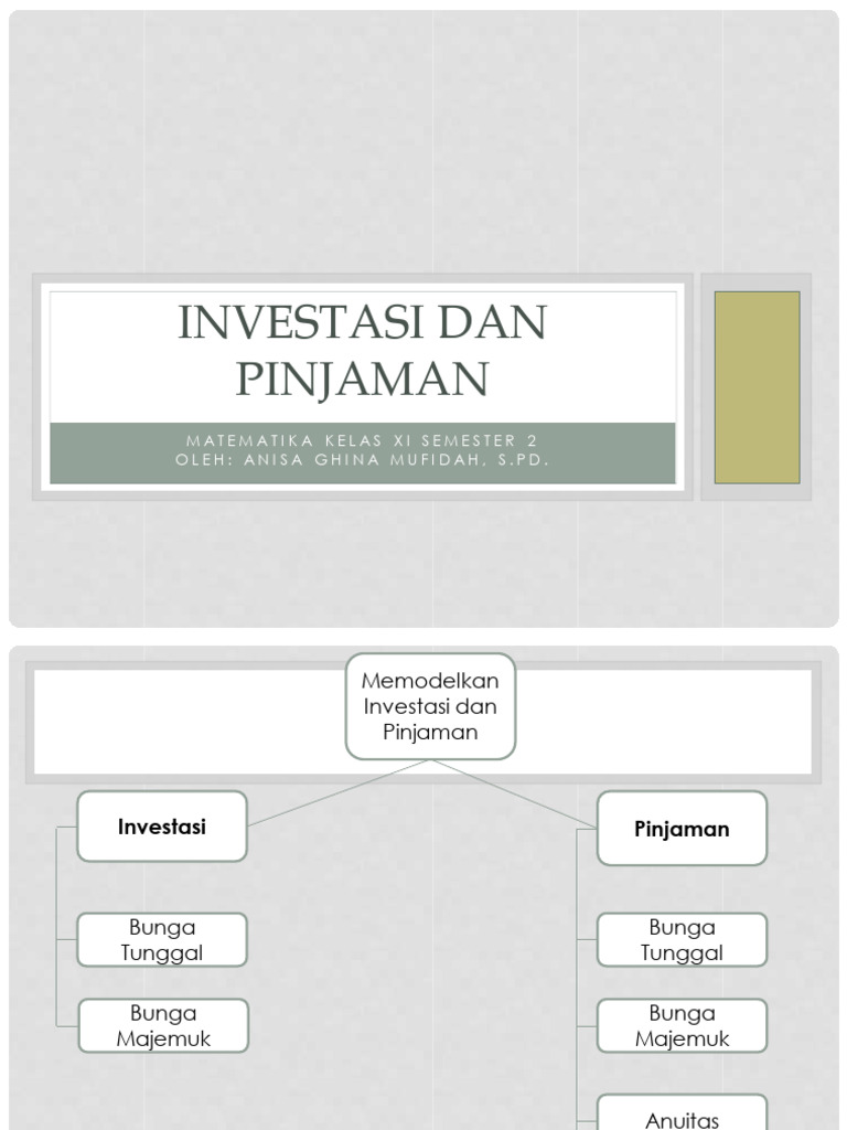 Bunga Dan Anuitas | PDF