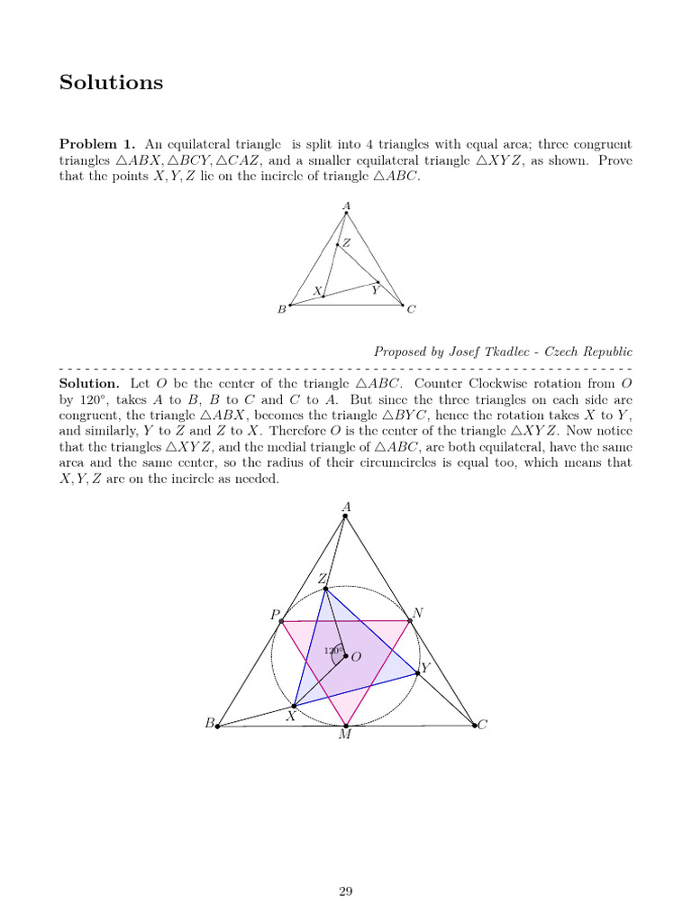 IGO All 2024 4. Advanced Sol | PDF | Triangle | Elementary Geometry