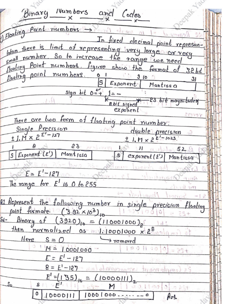 Complete Crisp Notes of Digital ELectronics | PDF