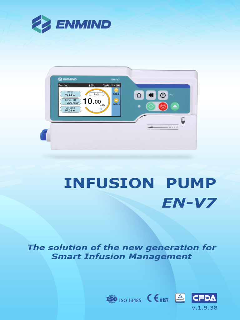 Infusion Pump Enmind V7 Catalog v.1.9.38 | PDF