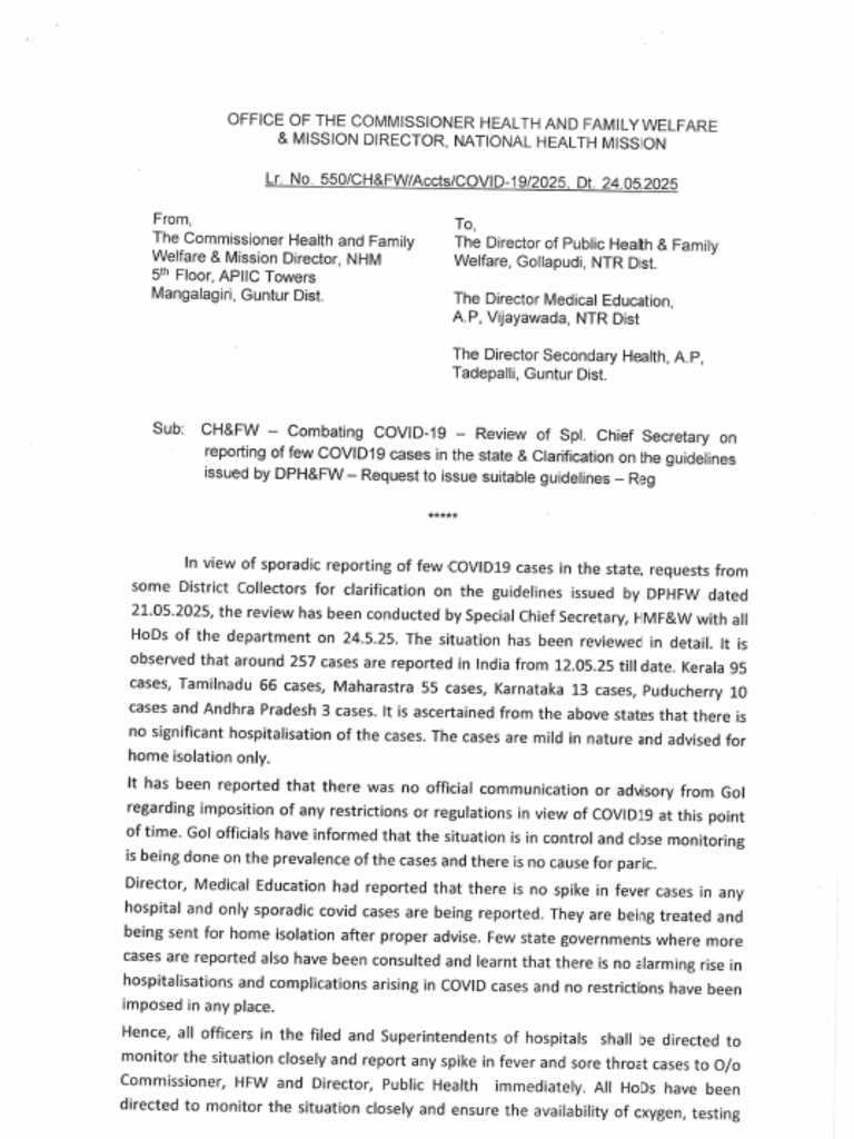 Letter To HoDs | PDF