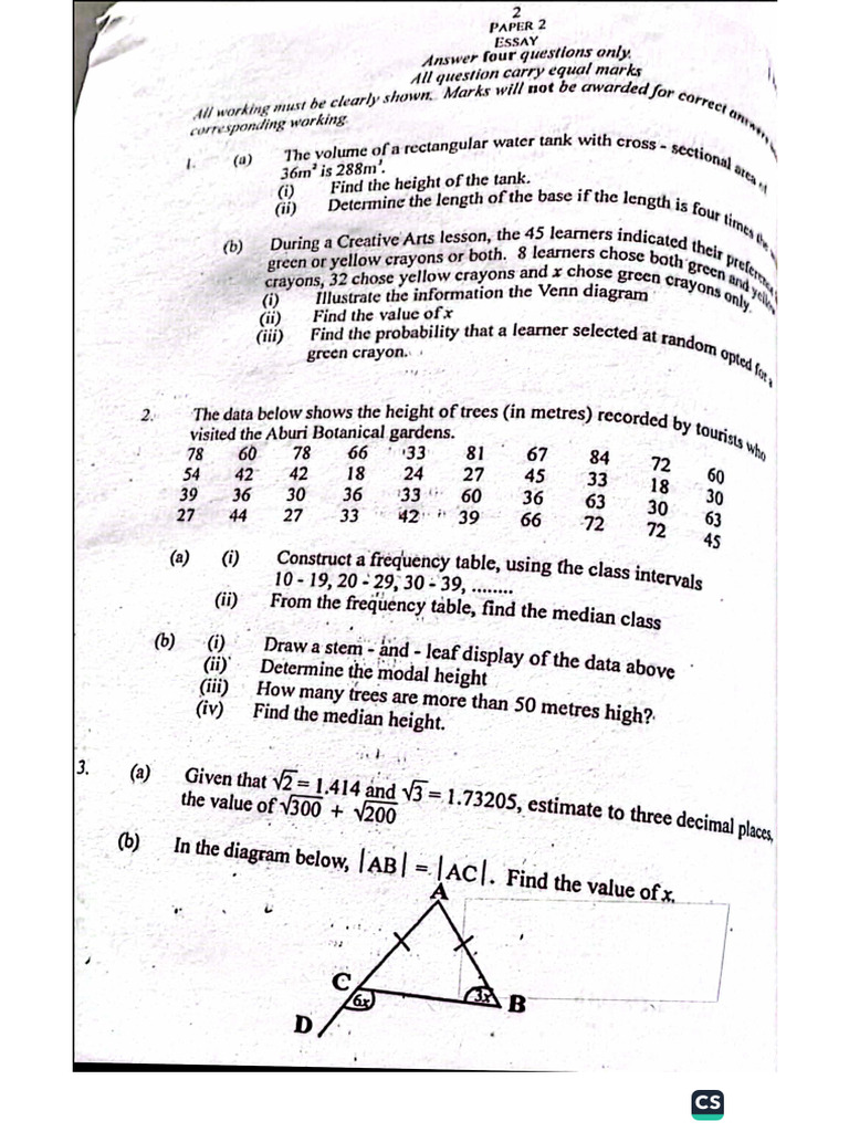 Alpha & Omega - Maths, May | PDF
