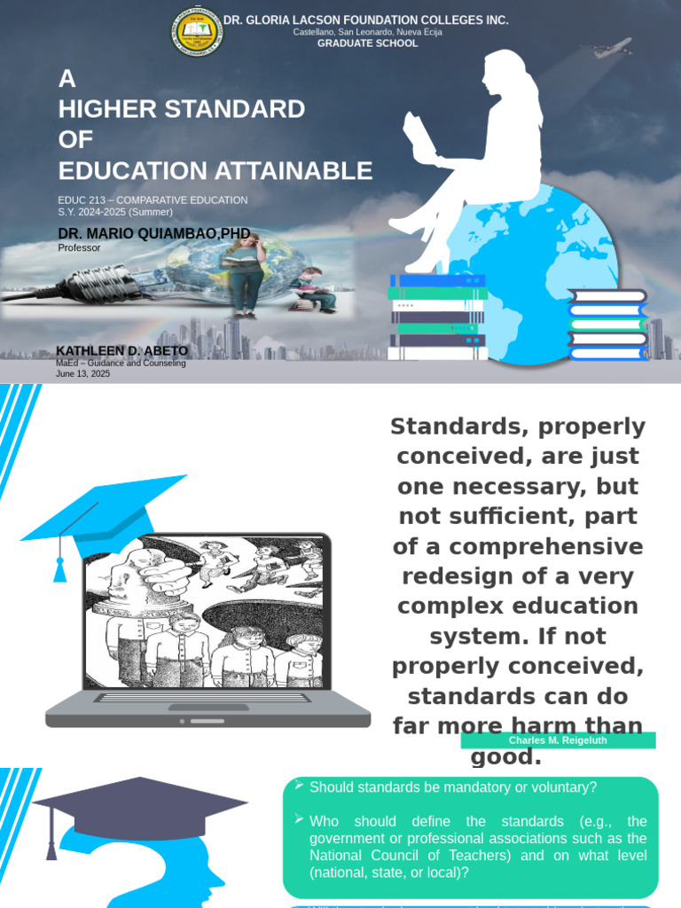 Attaining Higher Education Standards | PDF | Teachers | Curriculum