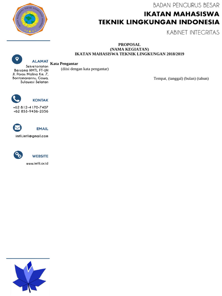 Format Proposal | PDF